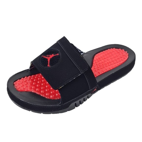 Nike | Shoes | Nike Mens Air Jordan Hydro 8 Slides Sandal Bred Black ...